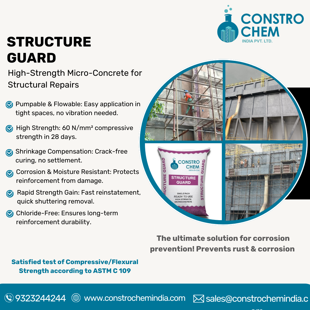 Micro Concrete | High Strength Non-Shrink Micro Concrete for Repairs